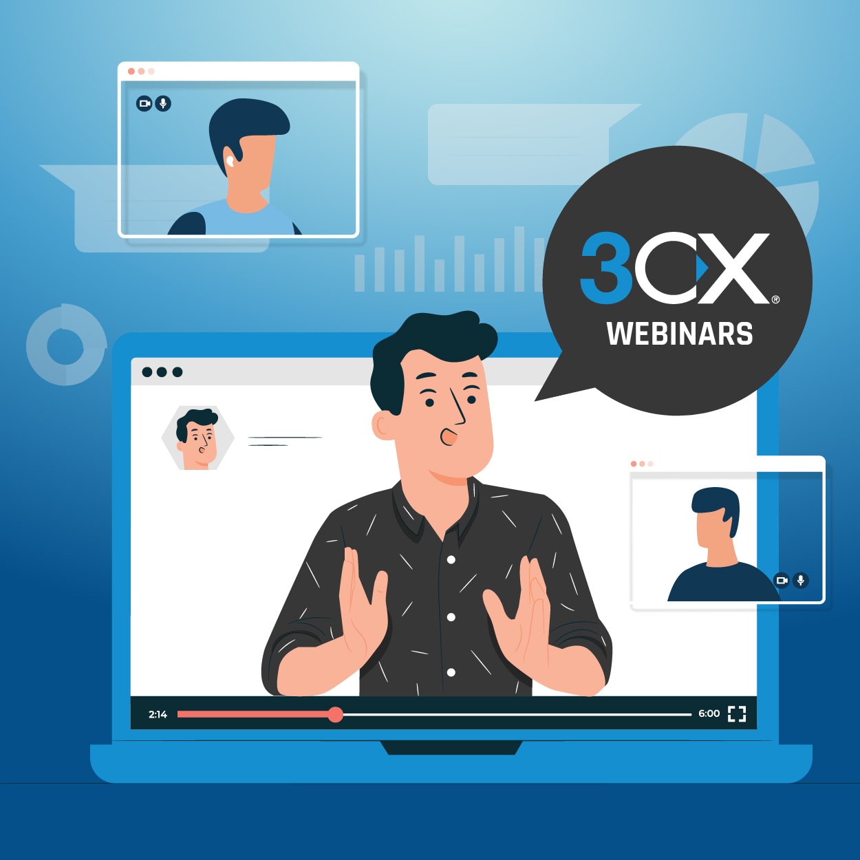 Reserve your spot for the upcoming 3CX Webinars - July 2022