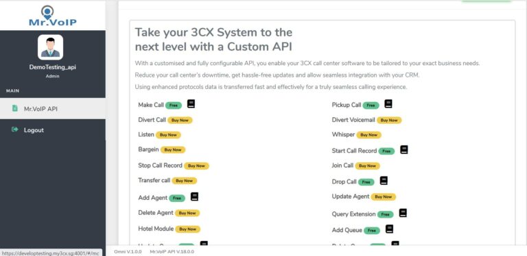 How to get free 3CX APIs - Mr. VoIP